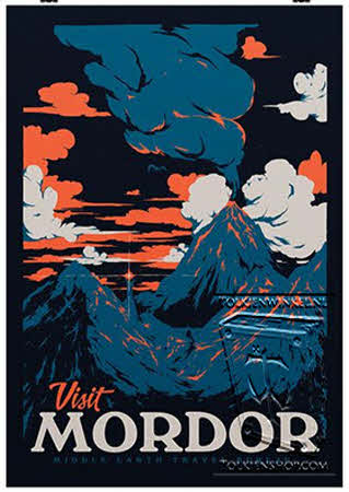 Visit Mordor print