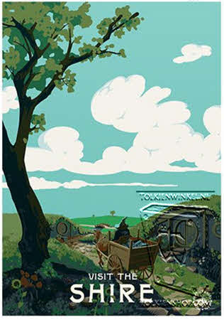 Visit The Shire print